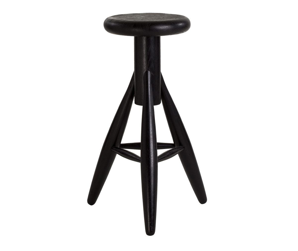 Artek Rocket Bar Stool, Black | Vepsäläinen