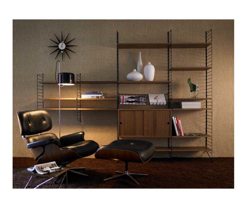 String Furniture String System -kaappi, pähkinä | Vepsäläinen