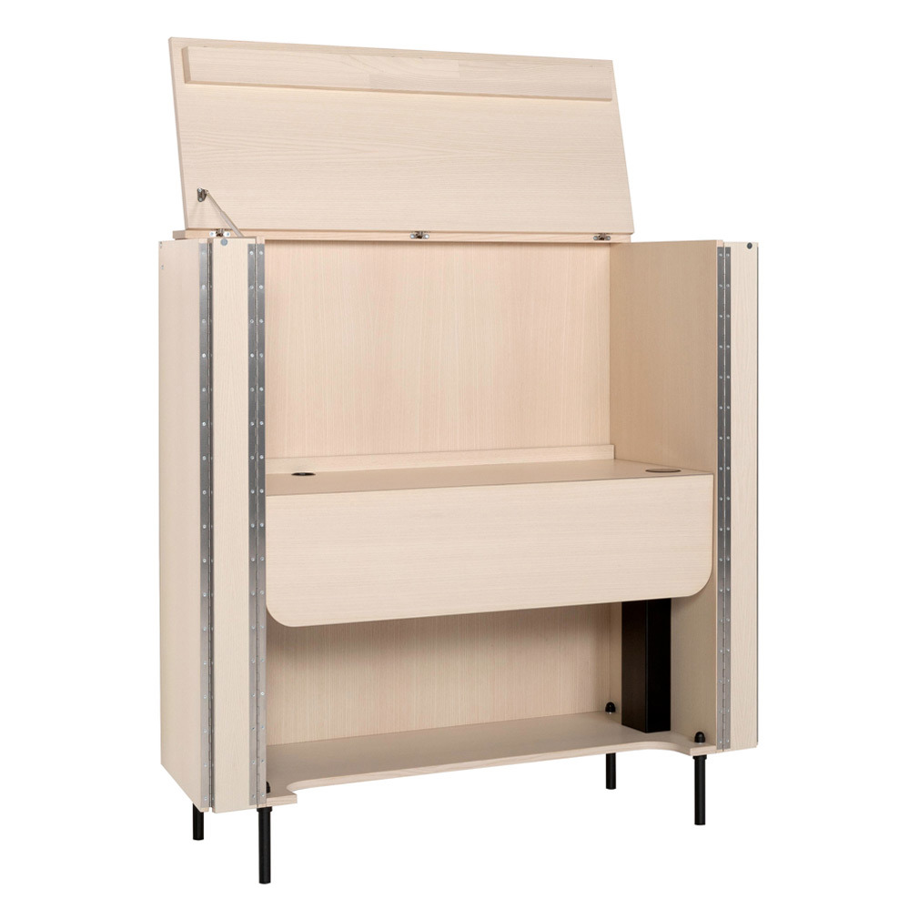 Adea Fokus-työpöytä, valkolakattu saarni | Vepsäläinen