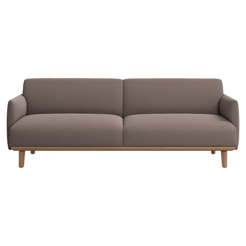 BoConcept Aarhus-sohva, Copenhagen-kangas 3311 ruskea / tammi | Vepsäläinen