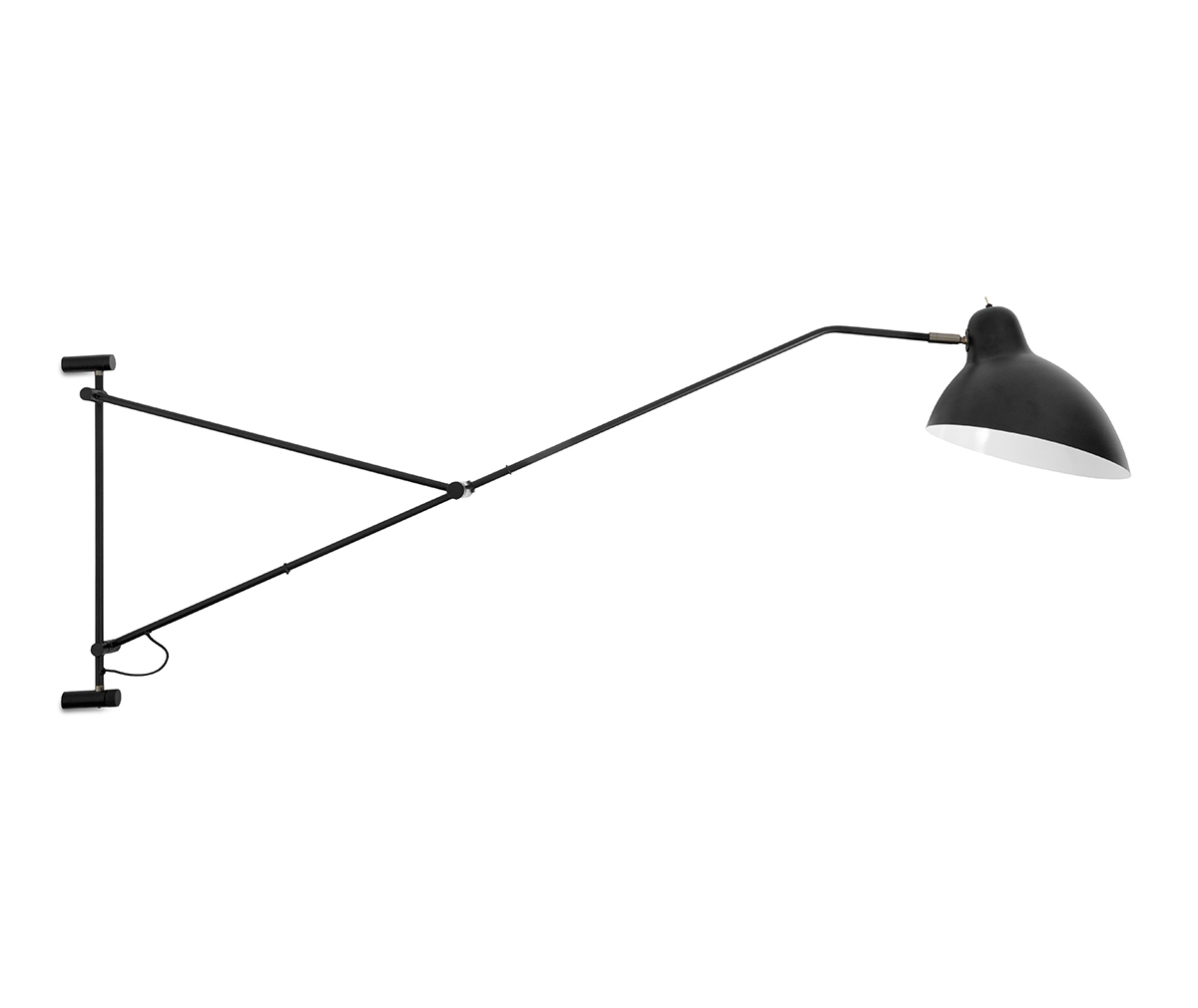BoConcept Demand Wall Lamp, Black/Metal | Vepsäläinen