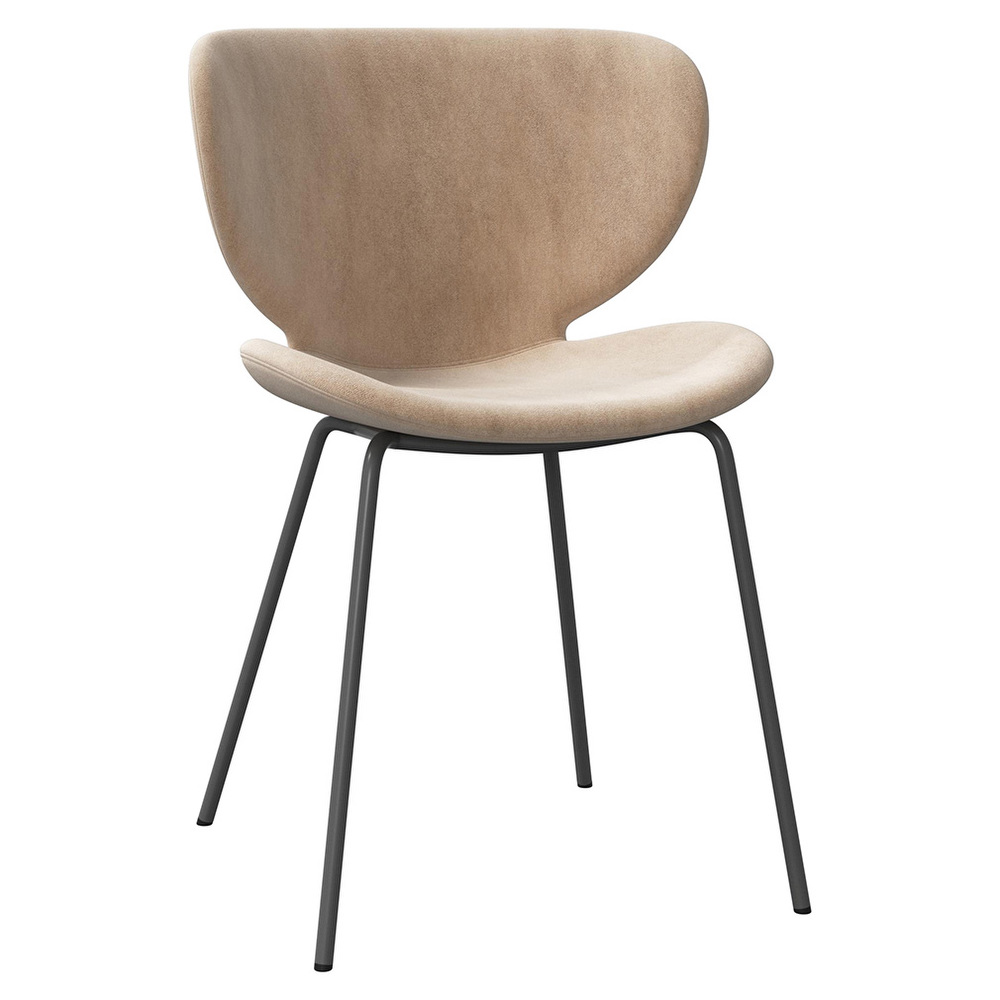 BoConcept Hamilton Chair, Velvet Fabric 3033 Sand | Vepsäläinen