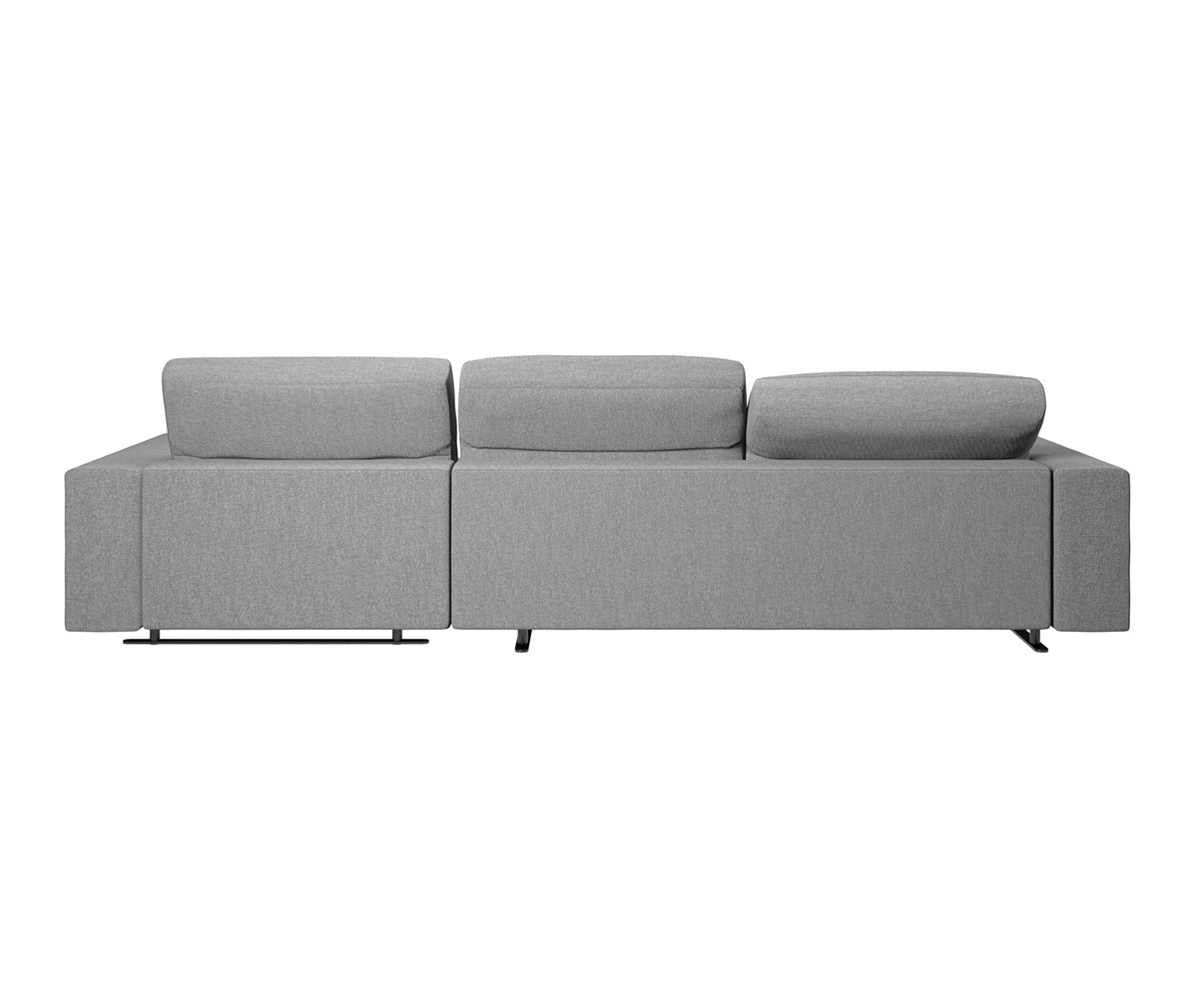 BoConcept Hampton Chaise Sofa, Bristol Fabric 3060 Light Grey | Vepsäläinen