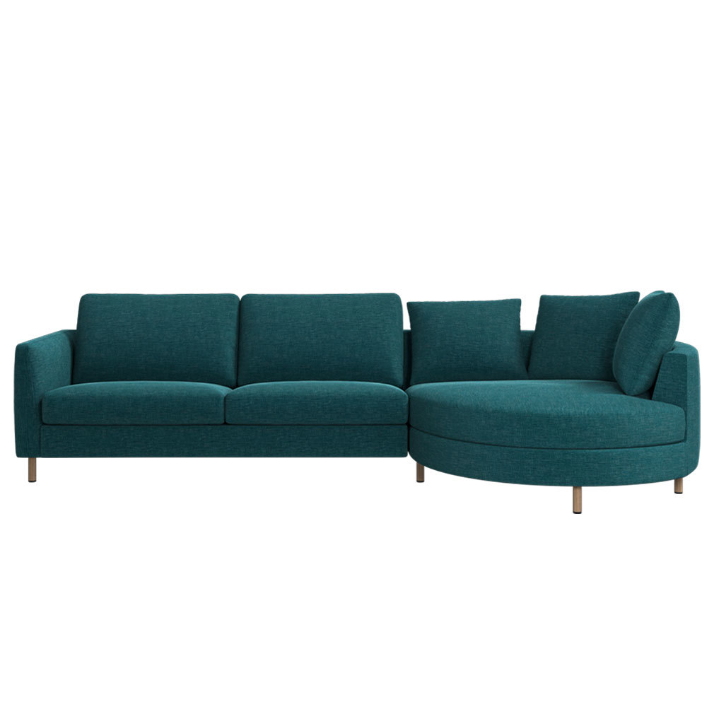 BoConcept Indivi-divaanisohva, Napoli-kangas 2253 turkoosi | Vepsäläinen