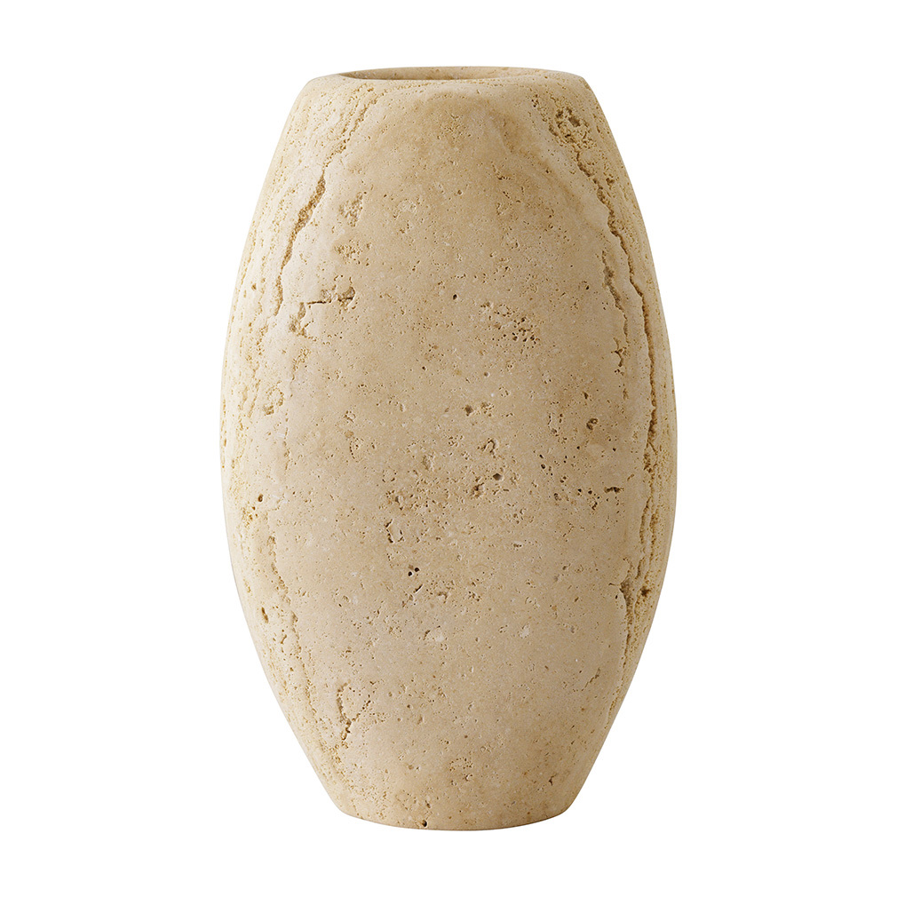 BoConcept Oval-vaasi, travertiini | Vepsäläinen