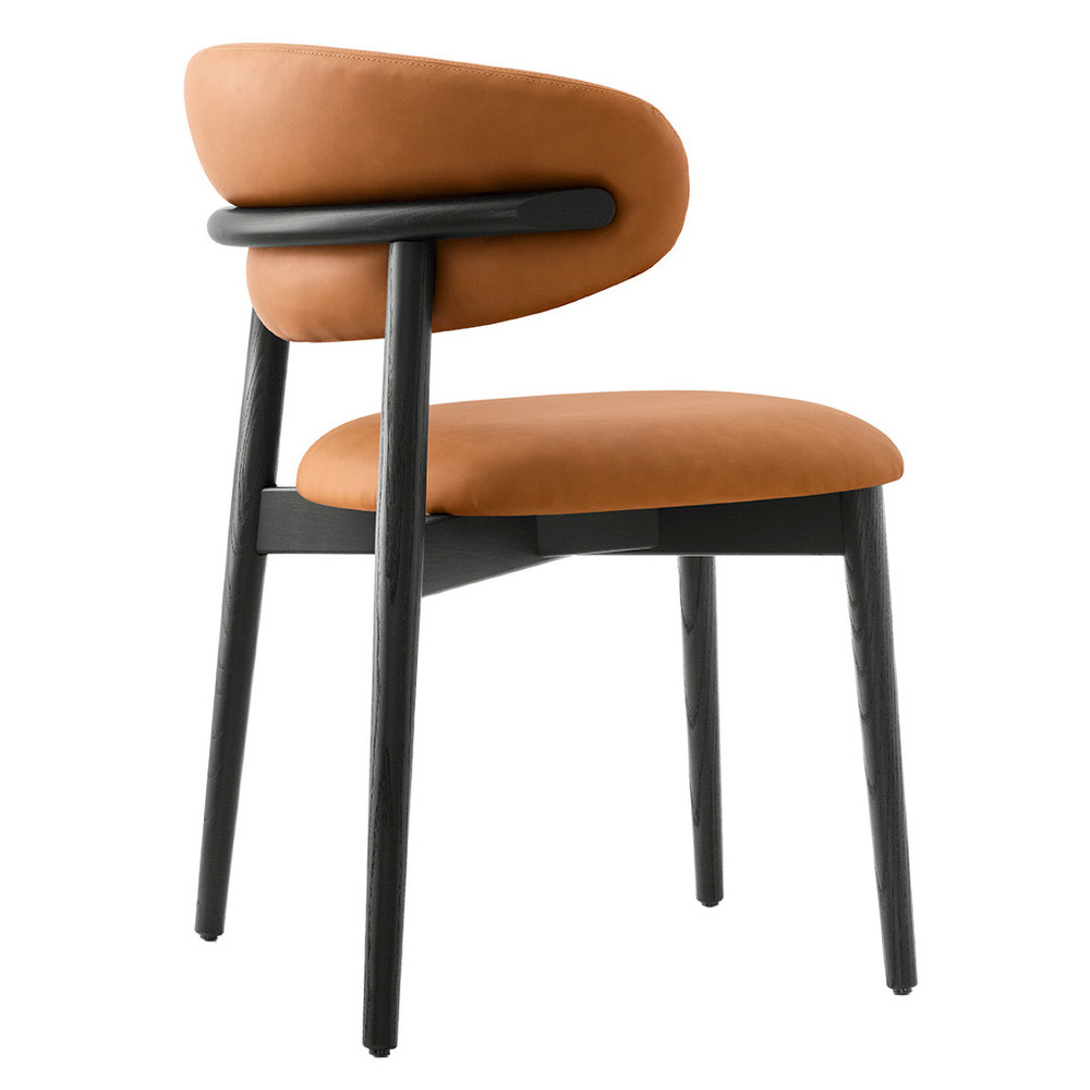 Calligaris Oleandro Chair, Cognac/Black | Vepsäläinen