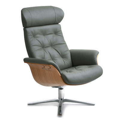 Conform Timeout-nojatuoli, Bolzano-nahka Seagrass/tammi | Vepsäläinen