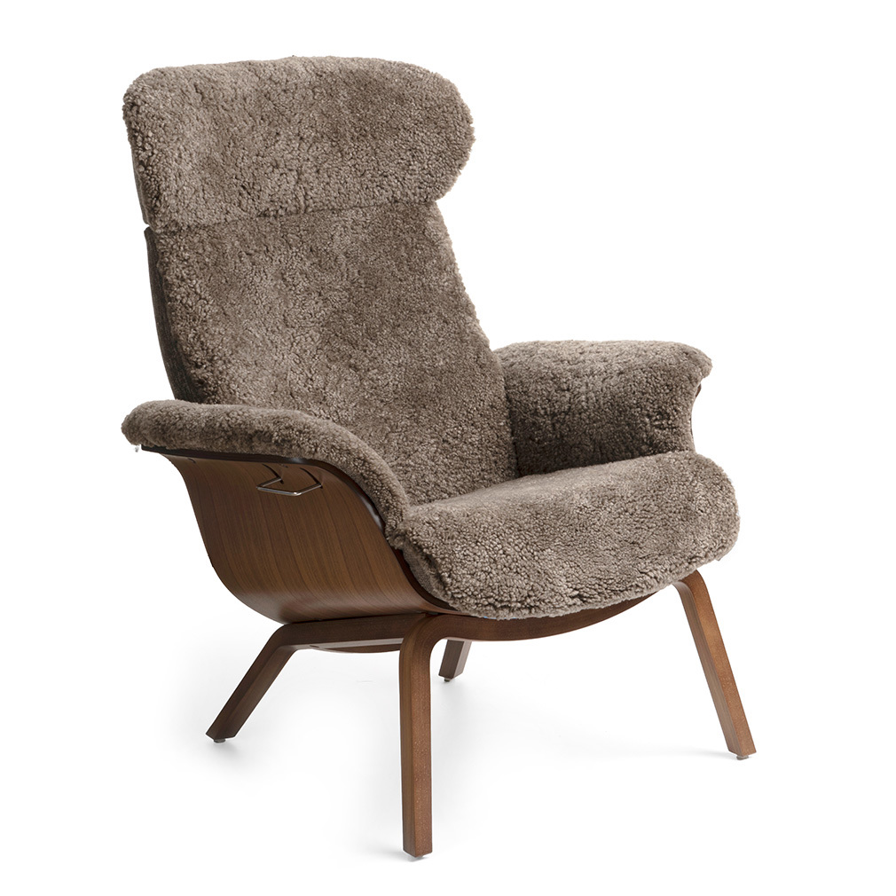 Conform Timeout-nojatuoli, lampaannahka Sahara/pähkinä | Vepsäläinen