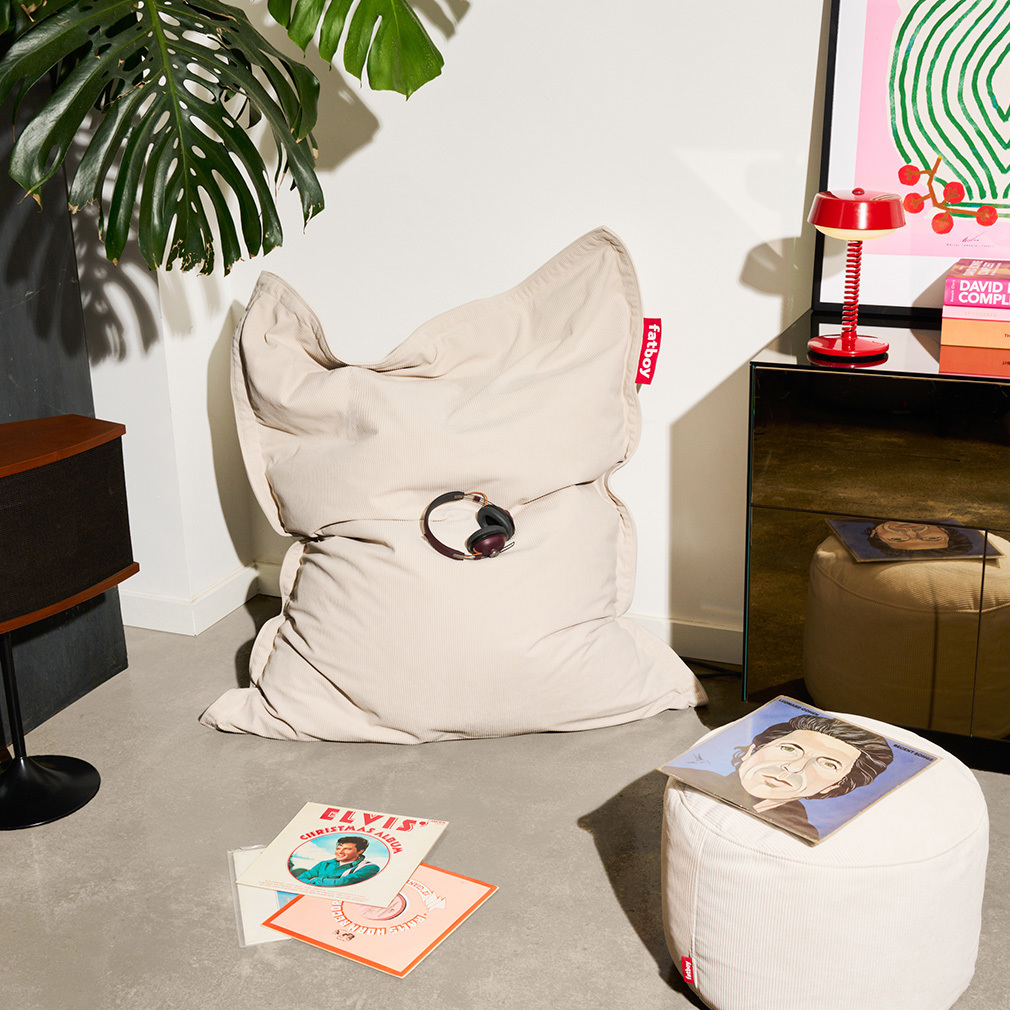 Fatboy Original Slim Cord -säkkituoli, teddybear | Vepsäläinen