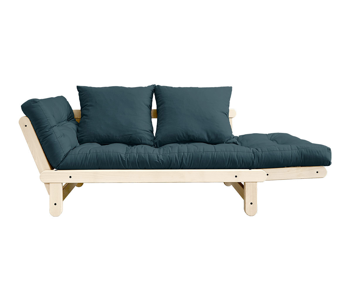 Karup Design Beat-futonsohva, petrol blue/mänty | Vepsäläinen
