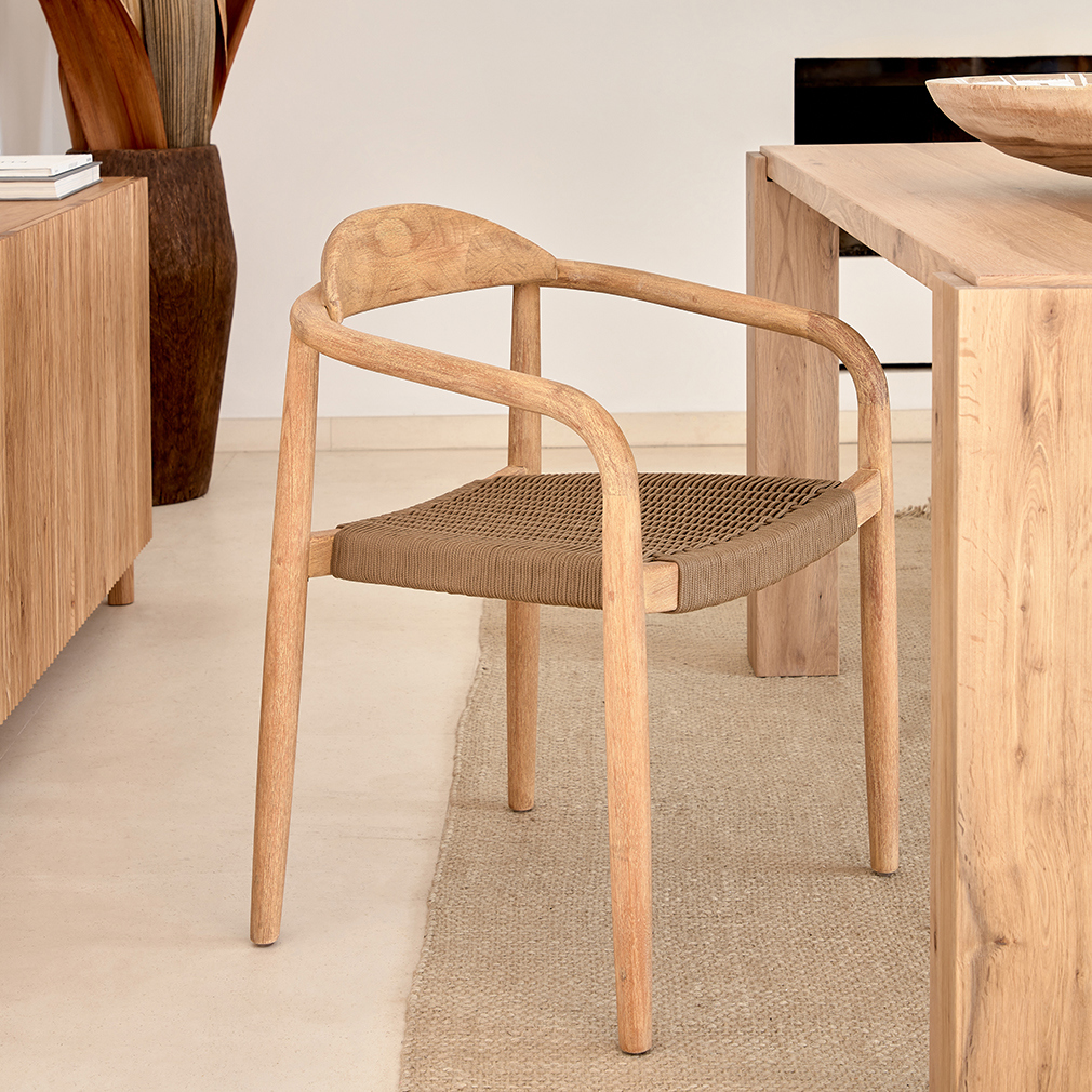 Kave Home Nina Chair, Natural | Vepsäläinen