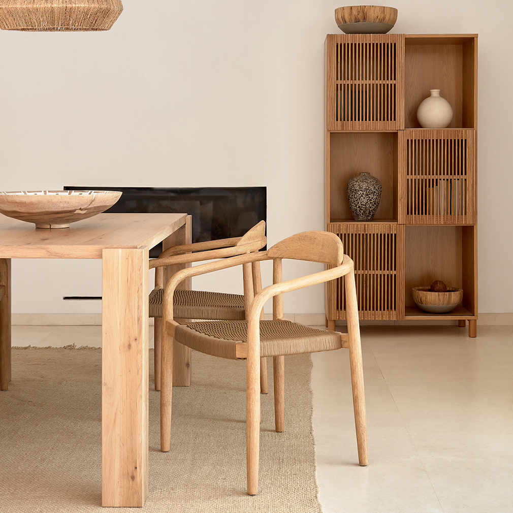 Kave Home Nina Chair, Natural | Vepsäläinen