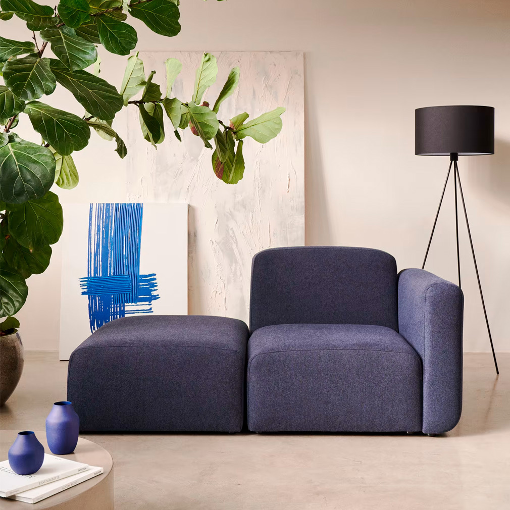 Kave Home Neom-sohva, tummansininen | Vepsäläinen