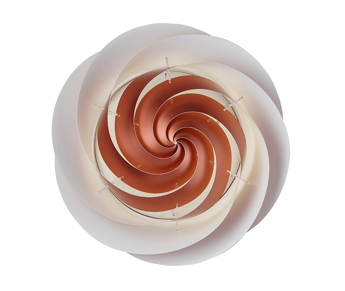 Le Klint Swirl Ceiling/Wall Lamp, Copper | Vepsäläinen