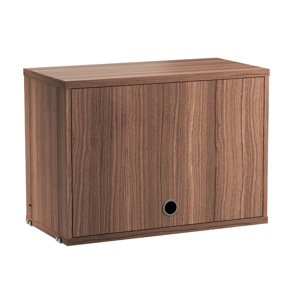 String Furniture String-kaappi kippiovella, pähkinä | Vepsäläinen