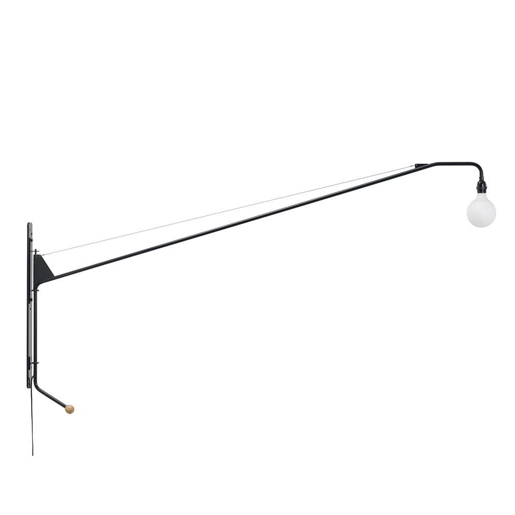 Vitra Potence-seinävalaisin, musta | Vepsäläinen