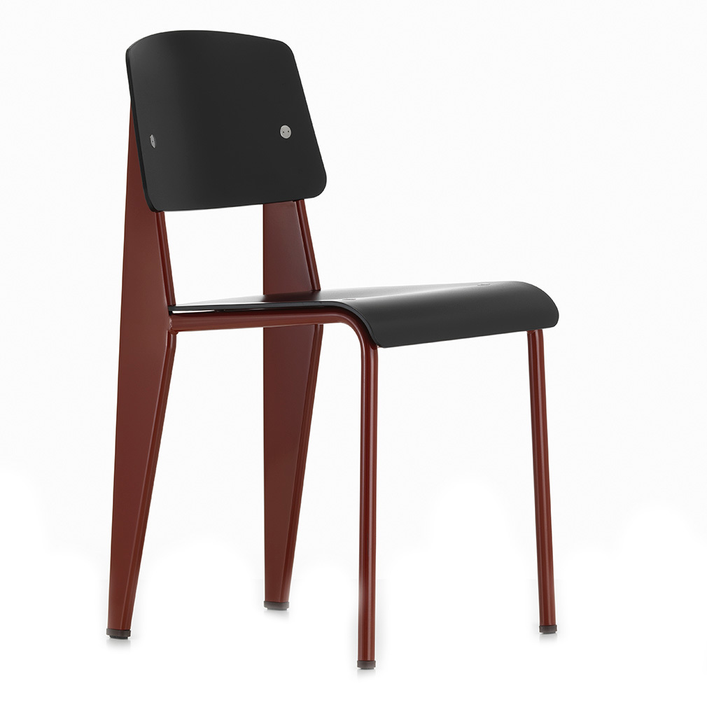 Vitra Standard SP -tuoli, deep black/japanese red | Vepsäläinen
