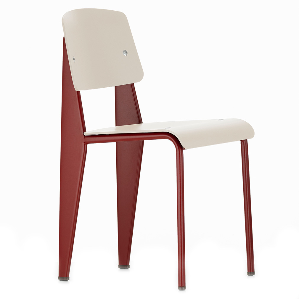Vitra Standard SP -tuoli, warm grey/japanese red | Vepsäläinen
